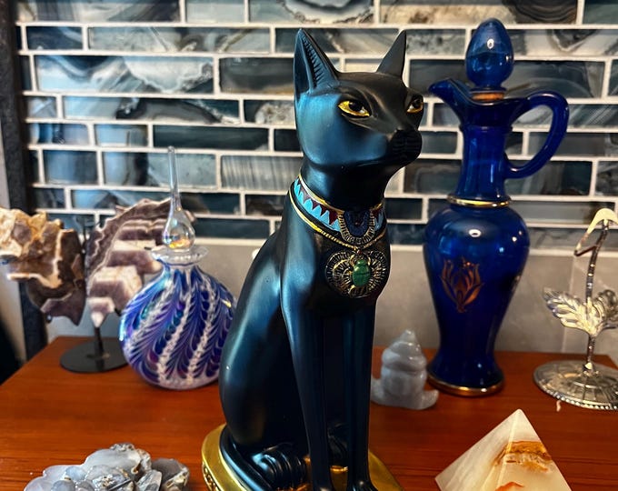 Egyptian Bastet Statue - Etsy
