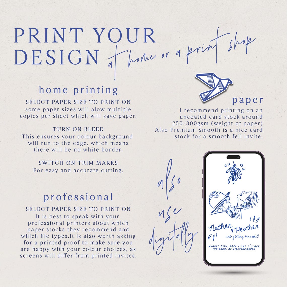 Elegant Signature Drink Menu for Weddings, Parties, Events Personalized ...