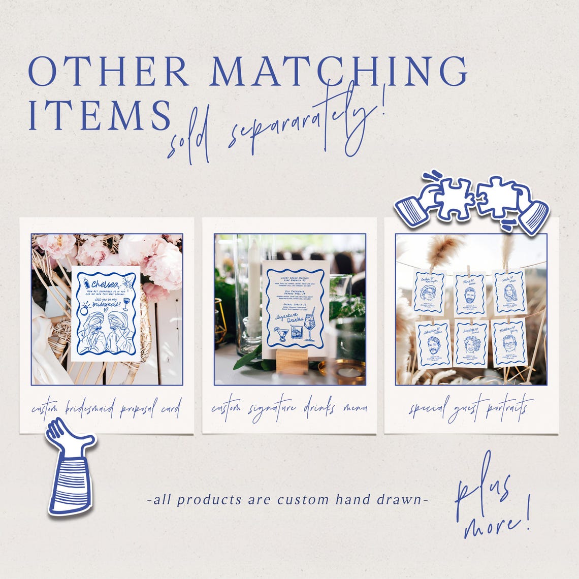 Elegant Signature Drink Menu for Weddings, Parties, Events Personalized ...