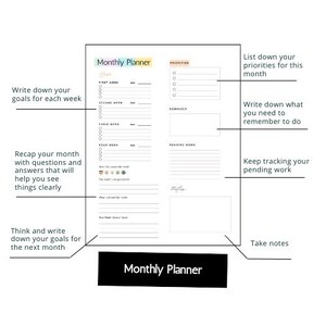 Complete Monthly Planner: Budget Planner, Monthly Goals, and Expense ...