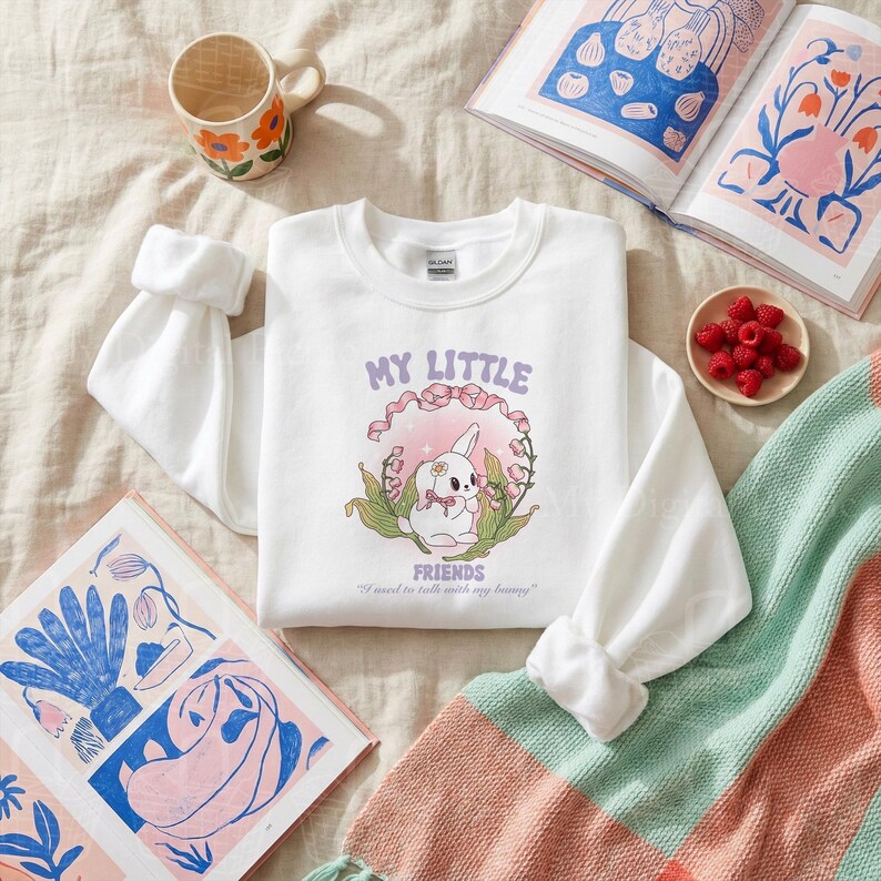 Mockup de moletom branco Gildan 18000 com gola redonda, moletom ...