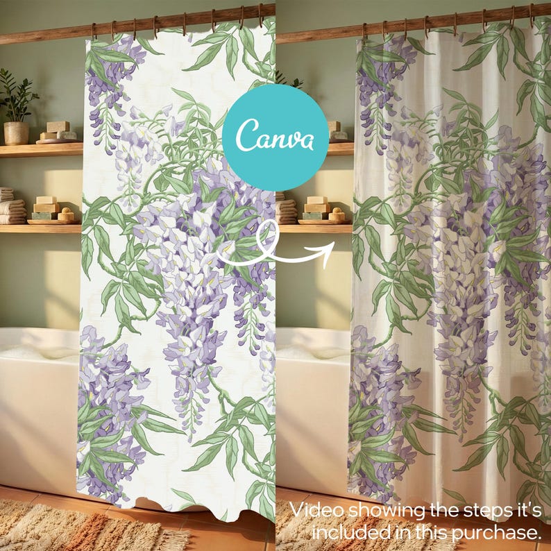 25 Shower Curtain Mockup Bundle | Vintage Retro Modern Cottagecore ...