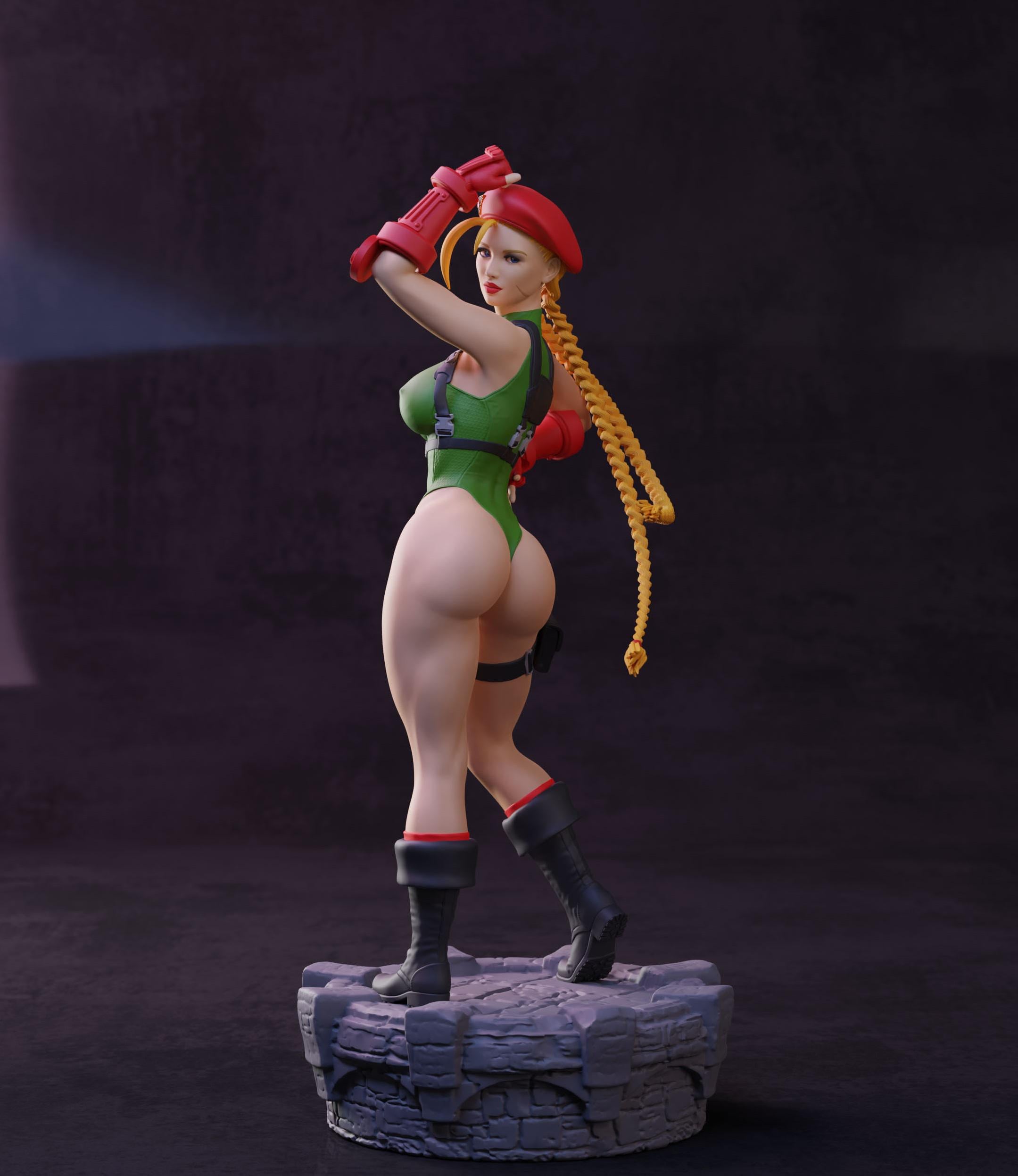 Cammy L Street Fighter STL L Abe3d STL File L STL File for 3D Printers L L 3D Digital Printing L ...
