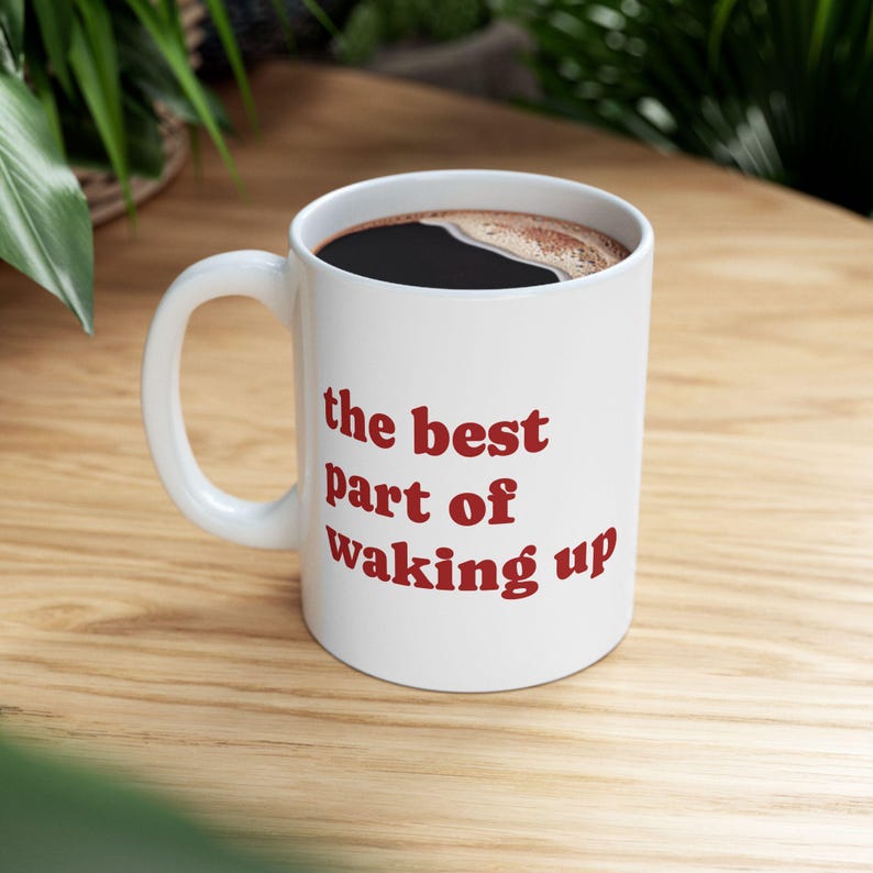 Folger's Coffee Fan Art, 'the Best Part of Waking Up', Ceramic Mug, 90 ...