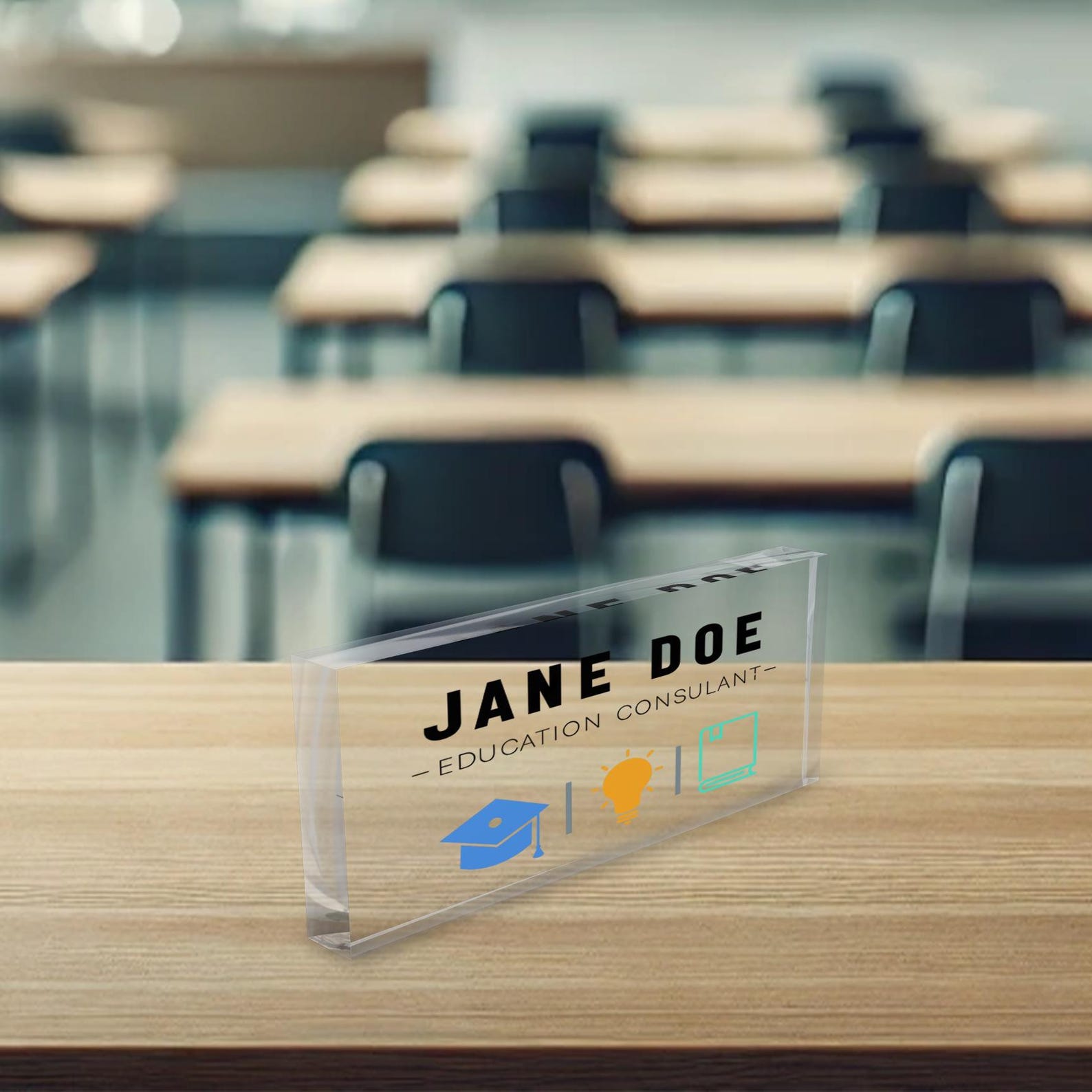 Personalized Nameplate for Computer Engineer, Custom Office Desk Art ...