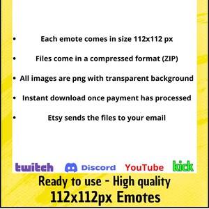 35 Elaphant Emotes mega Pack Cute Emotes Twitch Emotes 112x112px Png ...
