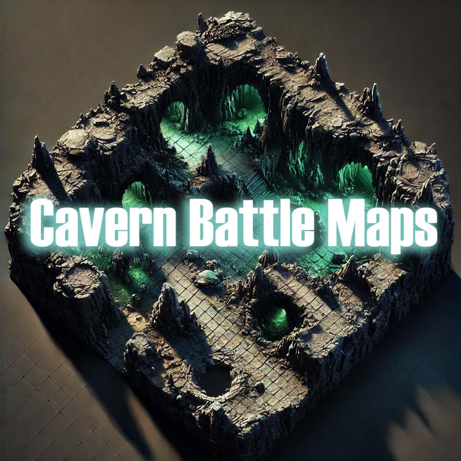 Echoes of the Deep - Cavern Battle Maps - Etsy
