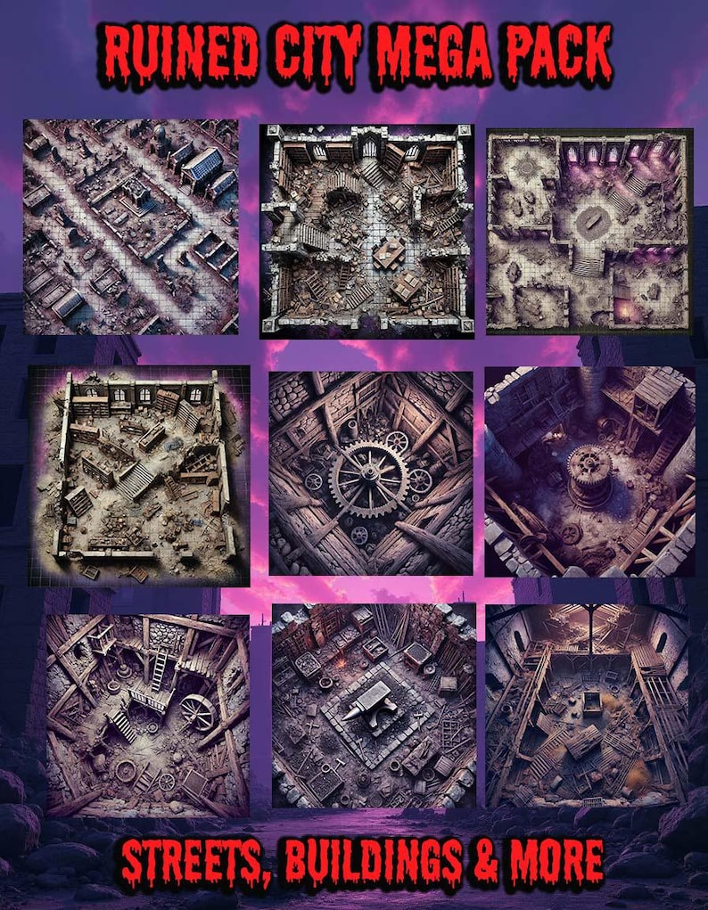 Ruined City Mega Pack - Etsy