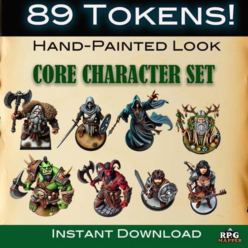 Dnd Top Down Tokens - Etsy