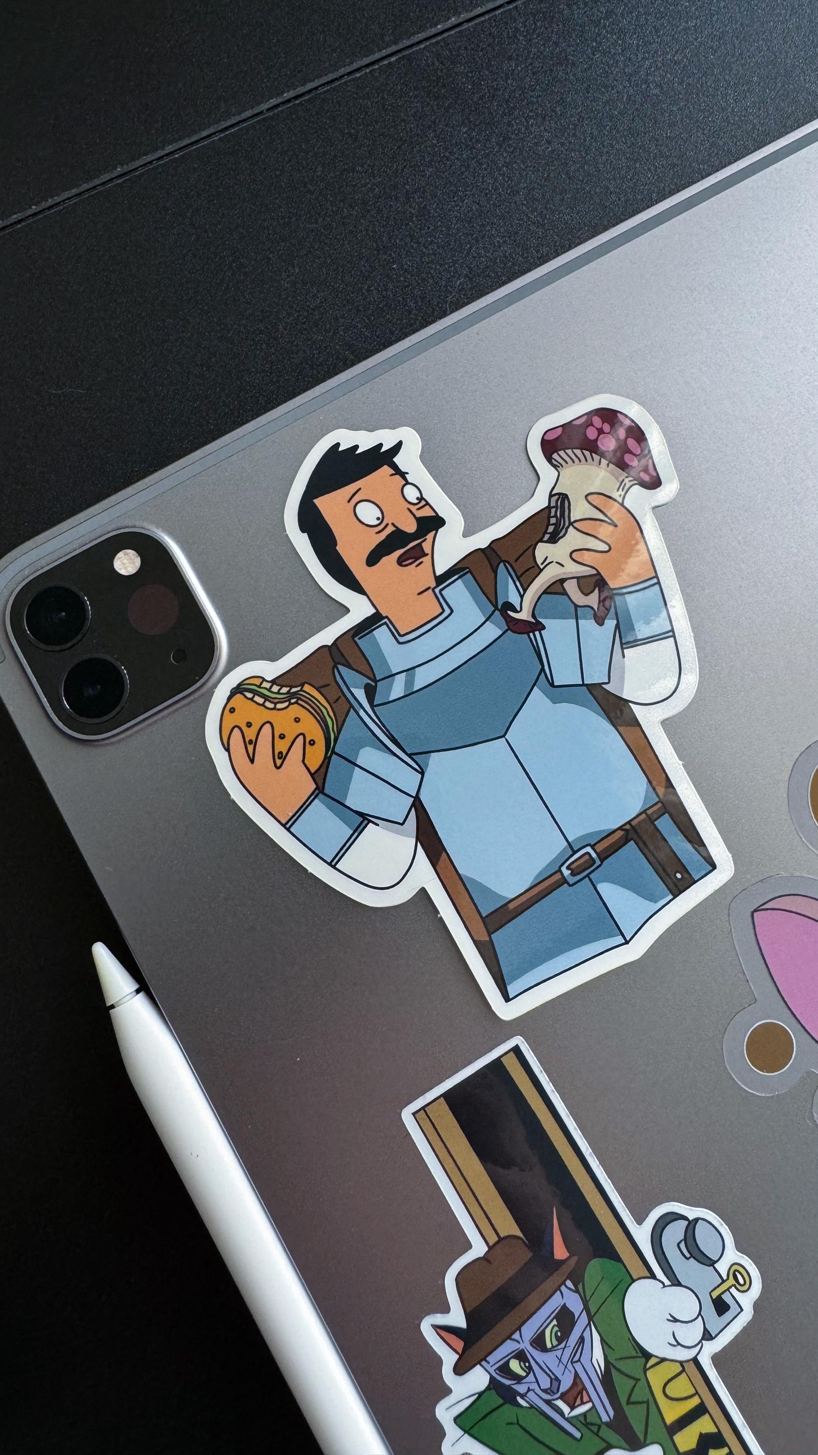 Bobs Burgers Mushroom Dungeon Meshi Delicious in Dungeon Vinyl Die Cut ...