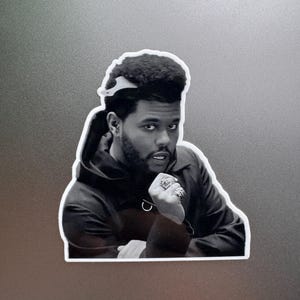The Weeknd Posing Sticker - Perfect for the Weeknd Fans - Etsy