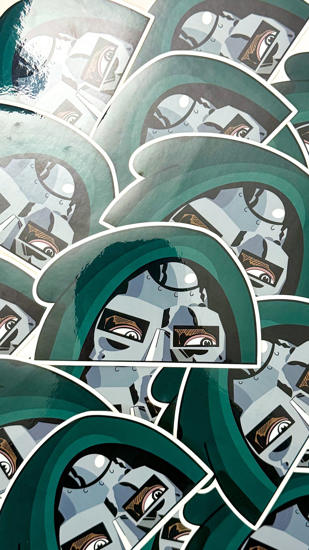 MF DOOM Peeker Sticker DOOMSDAY Alternate Cover Hip-hop Peeker Decal ...