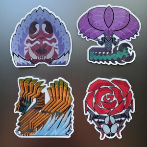 Monster Hunter Wilds Monster Icon Stickers - Etsy