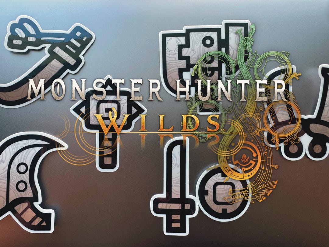 Monster Hunter Wilds Weapon Stickers - Etsy