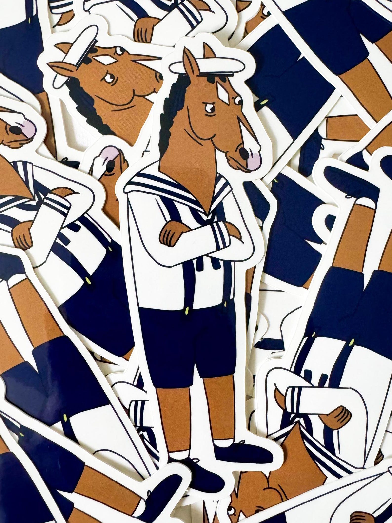 Bojack Horseman Sticker | Sailor Outfit Vinyl Decal - Etsy