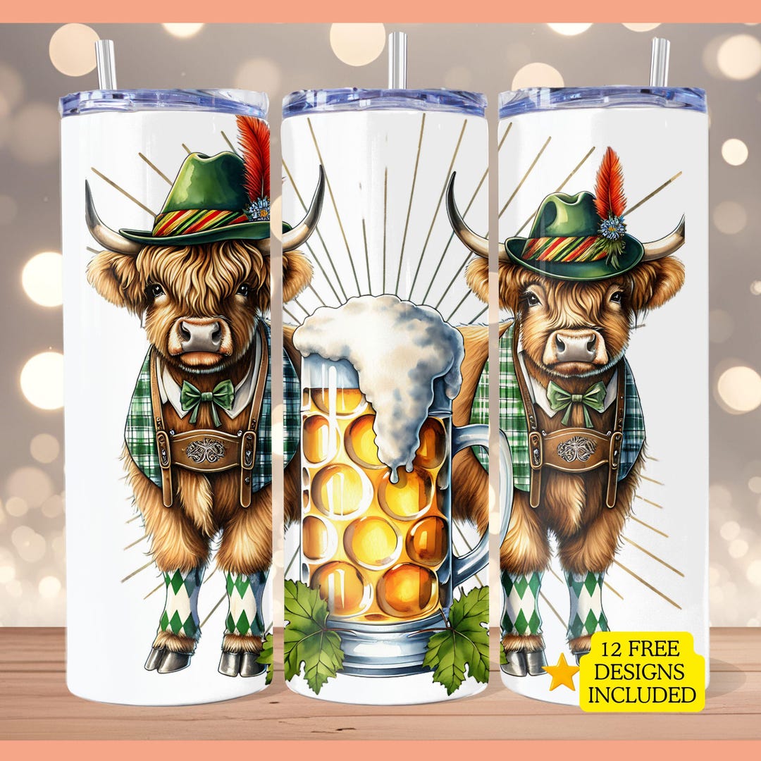Funny Oktober Beer Cow PNG October Beer Festival PNG Digital Download ...