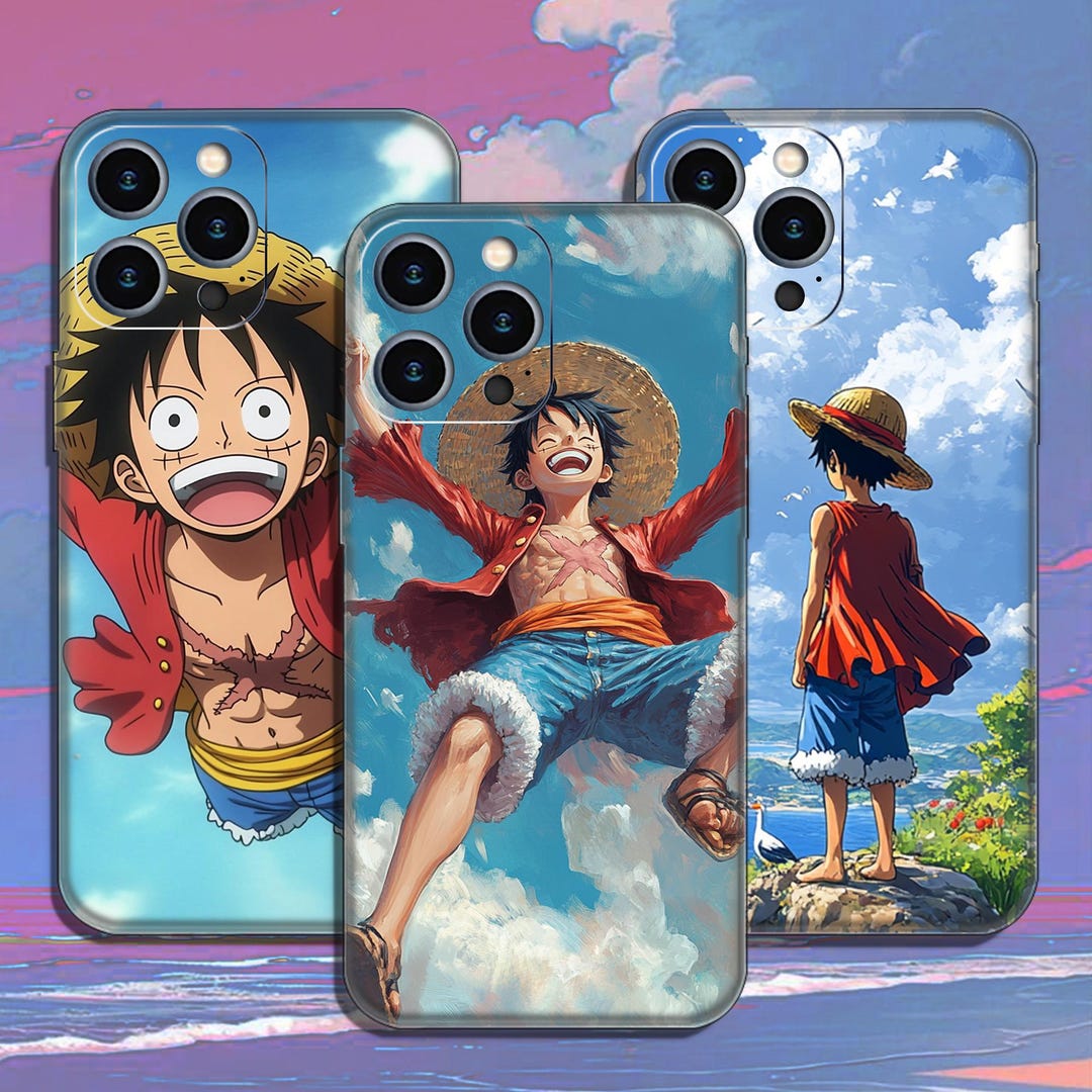 ONE PIECE Anime Case iPhone 16pro Max Monkey Anime Cases iPhone 11 12 ...