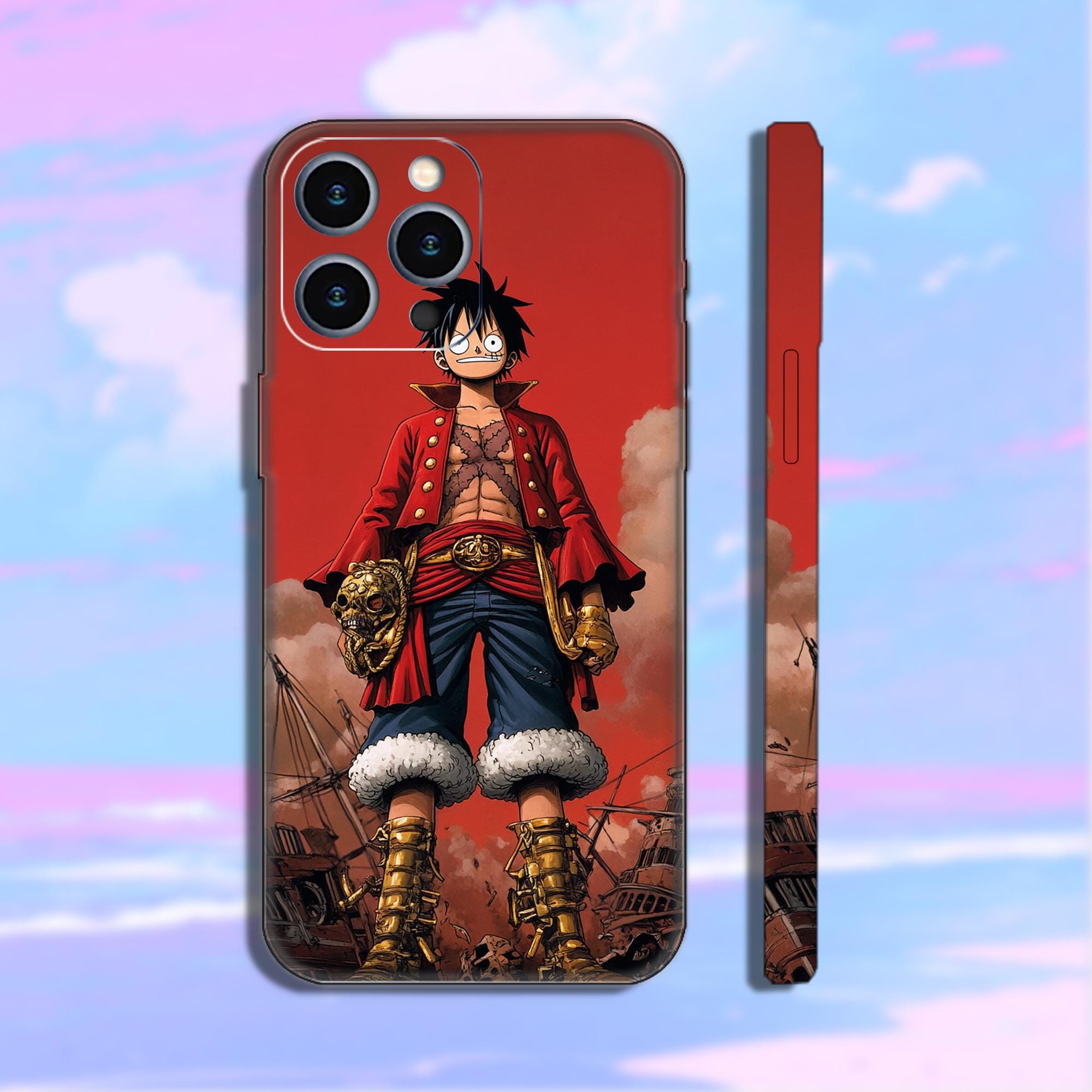 ONE PIECE Monkey D. Luffy Anime Cases iPhone 11 12 13 14 15 16 Plus Pro ...