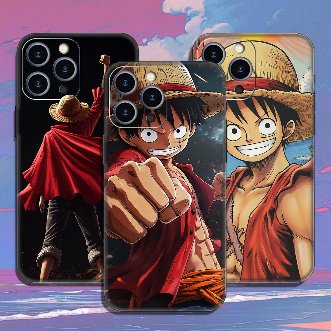 ONE PIECE Monkey D. Luffy One Piece Anime Cases iPhone 11 12 13 14 15 ...