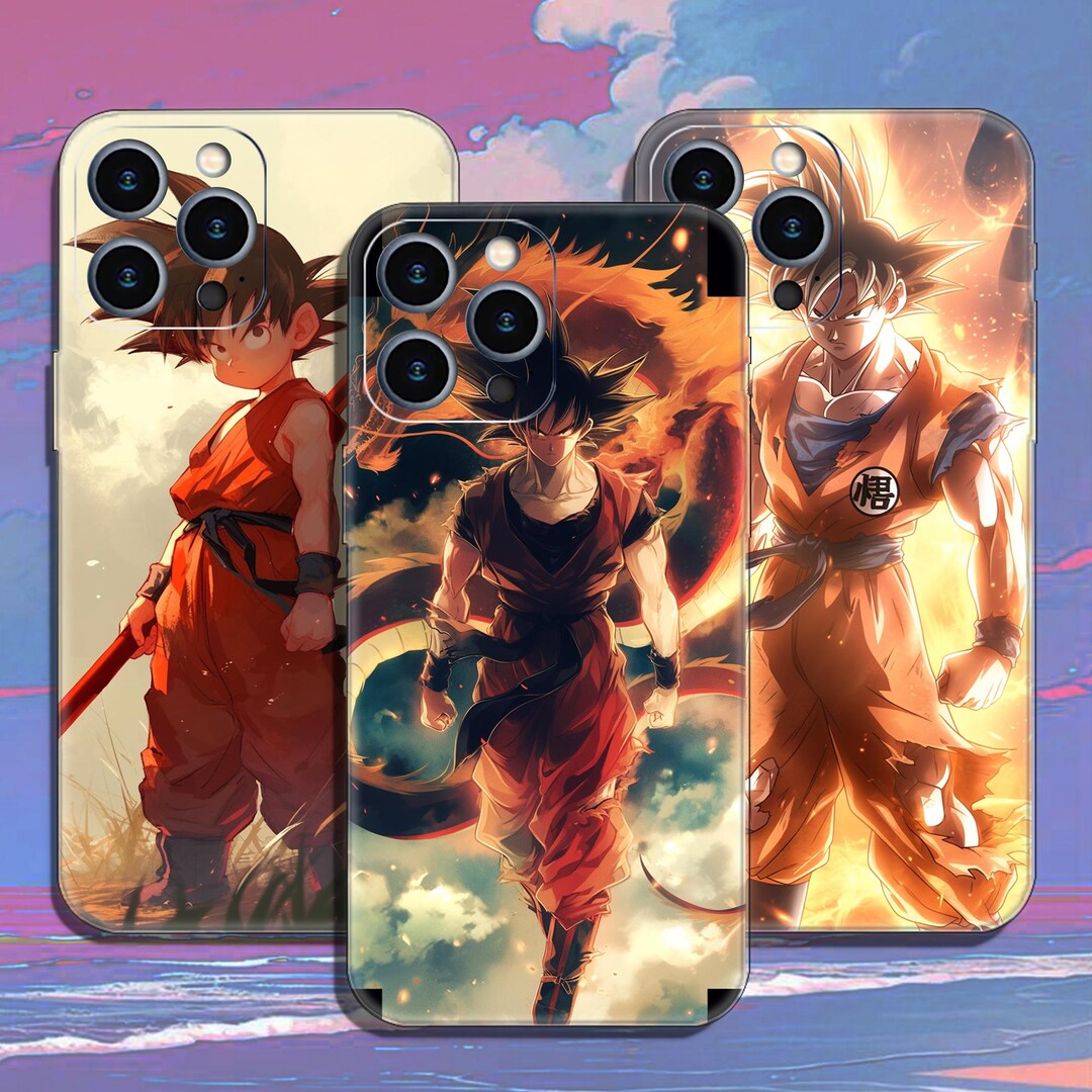 DRAGON BALL Goku Anime Cases iPhone 5 6 7 8 11 12 13 14 15 Plus Pro ...