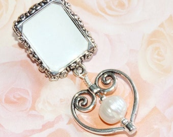 Vintage Picture Frame Brooch 90s Pin - Etsy