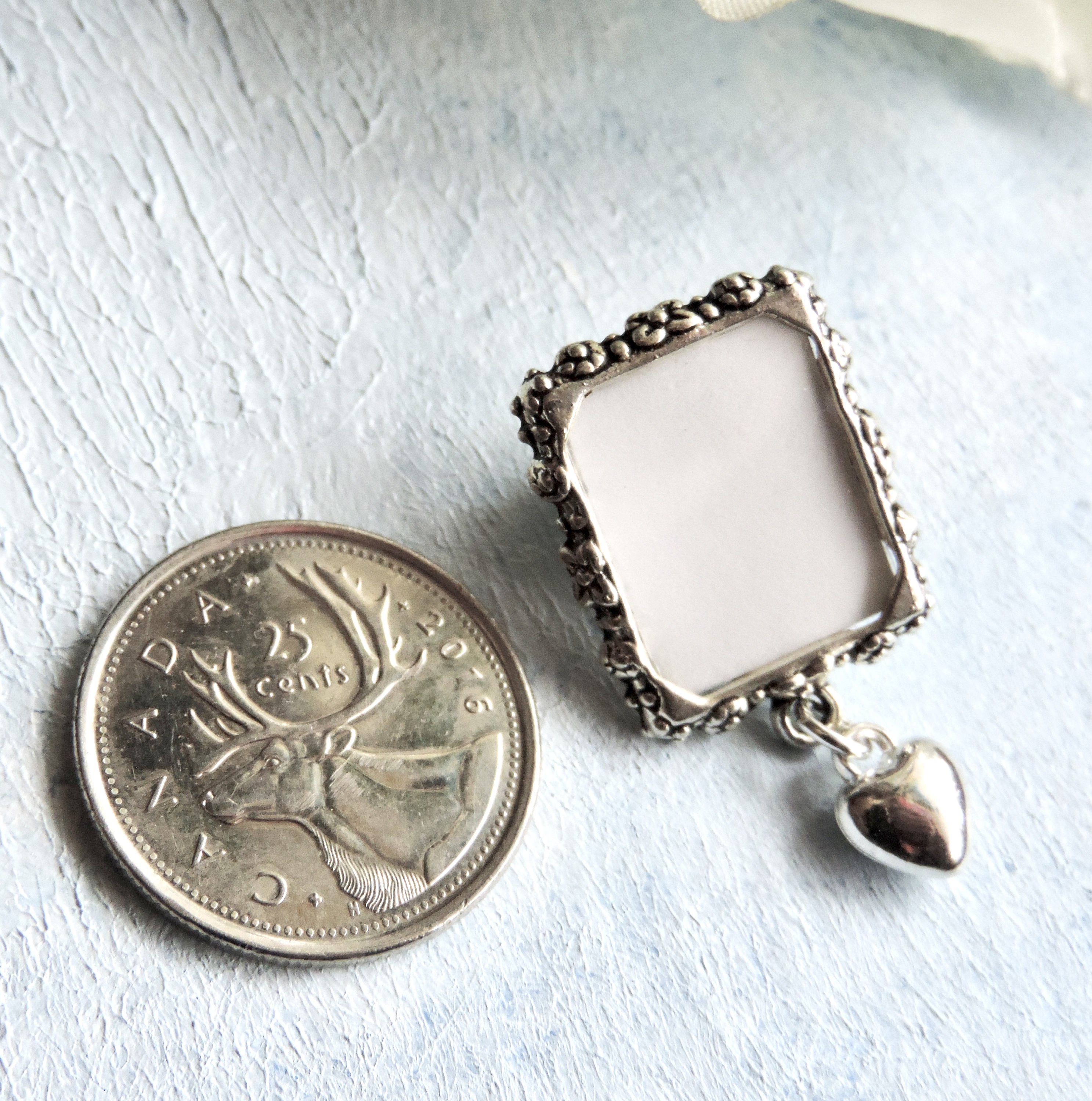Memorial Photo Lapel Pin With a Butterfly and Small Picture Frame. - Etsy