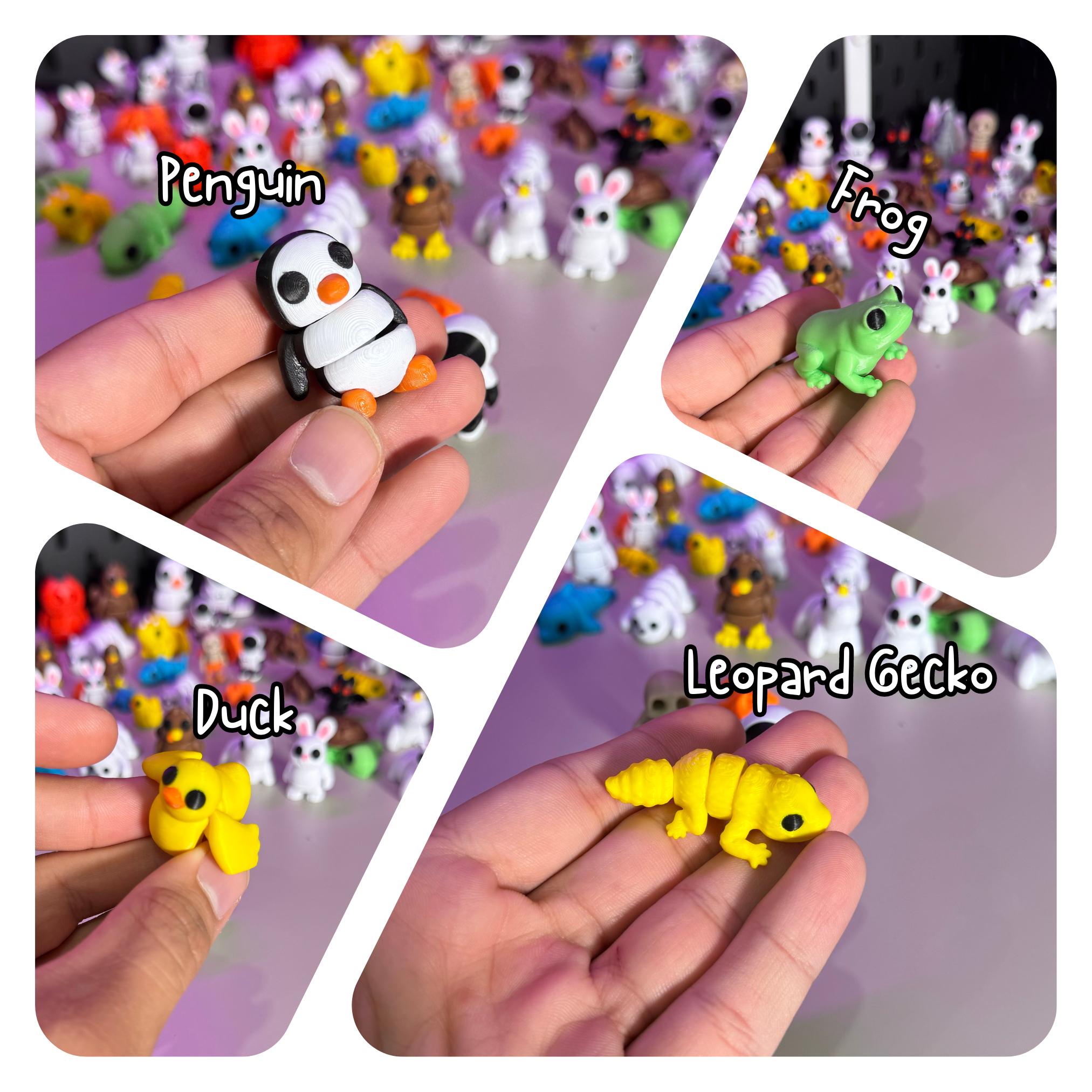 Assorted Mini Fidget Toys Unique 3D Printed Characters Mix and Match ...