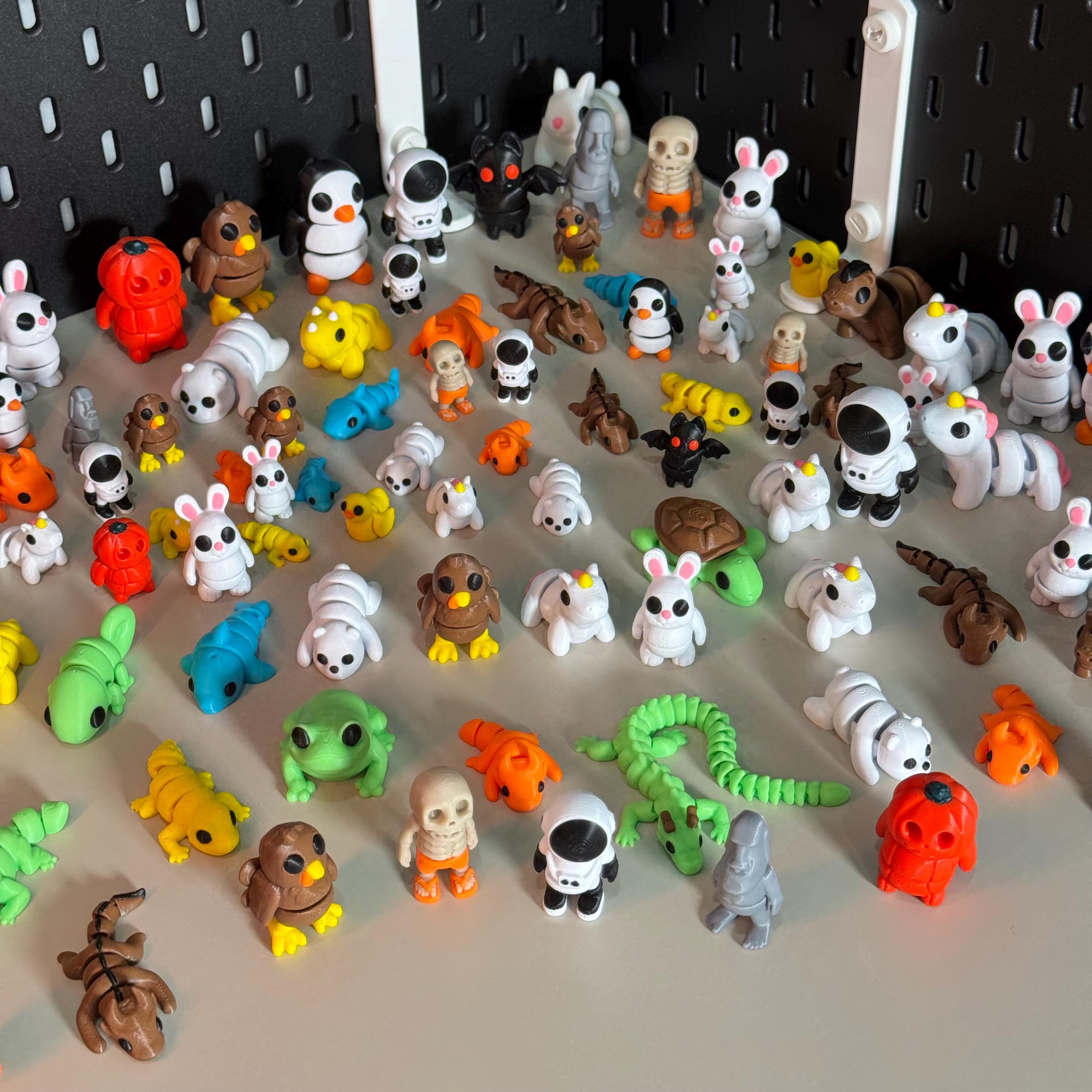 Assorted Mini Fidget Toys Unique 3D Printed Characters Mix and Match ...