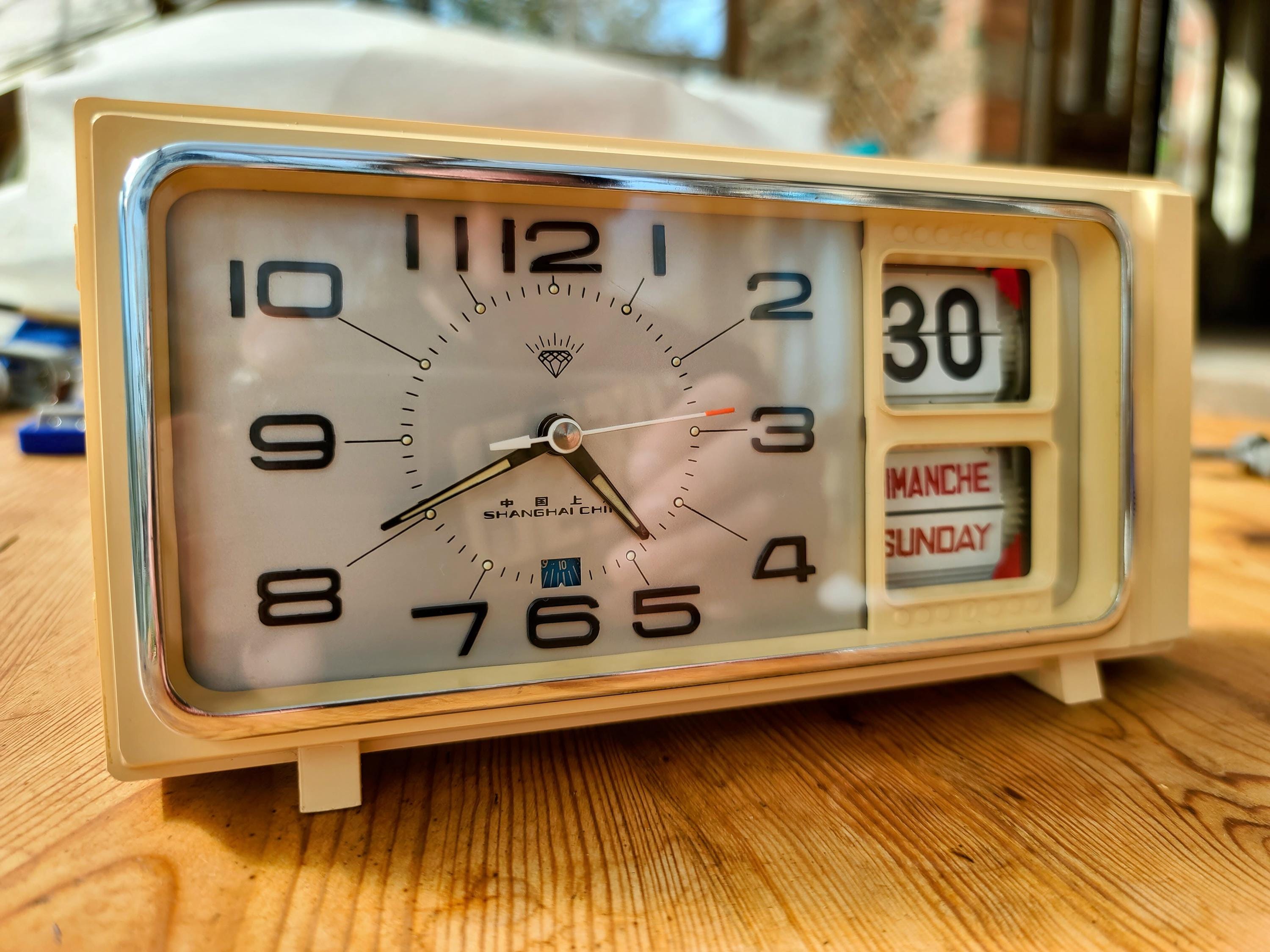 Vintage Diamond Alarm Clock – 1960s/70s – Made in Shanghai - Etsy