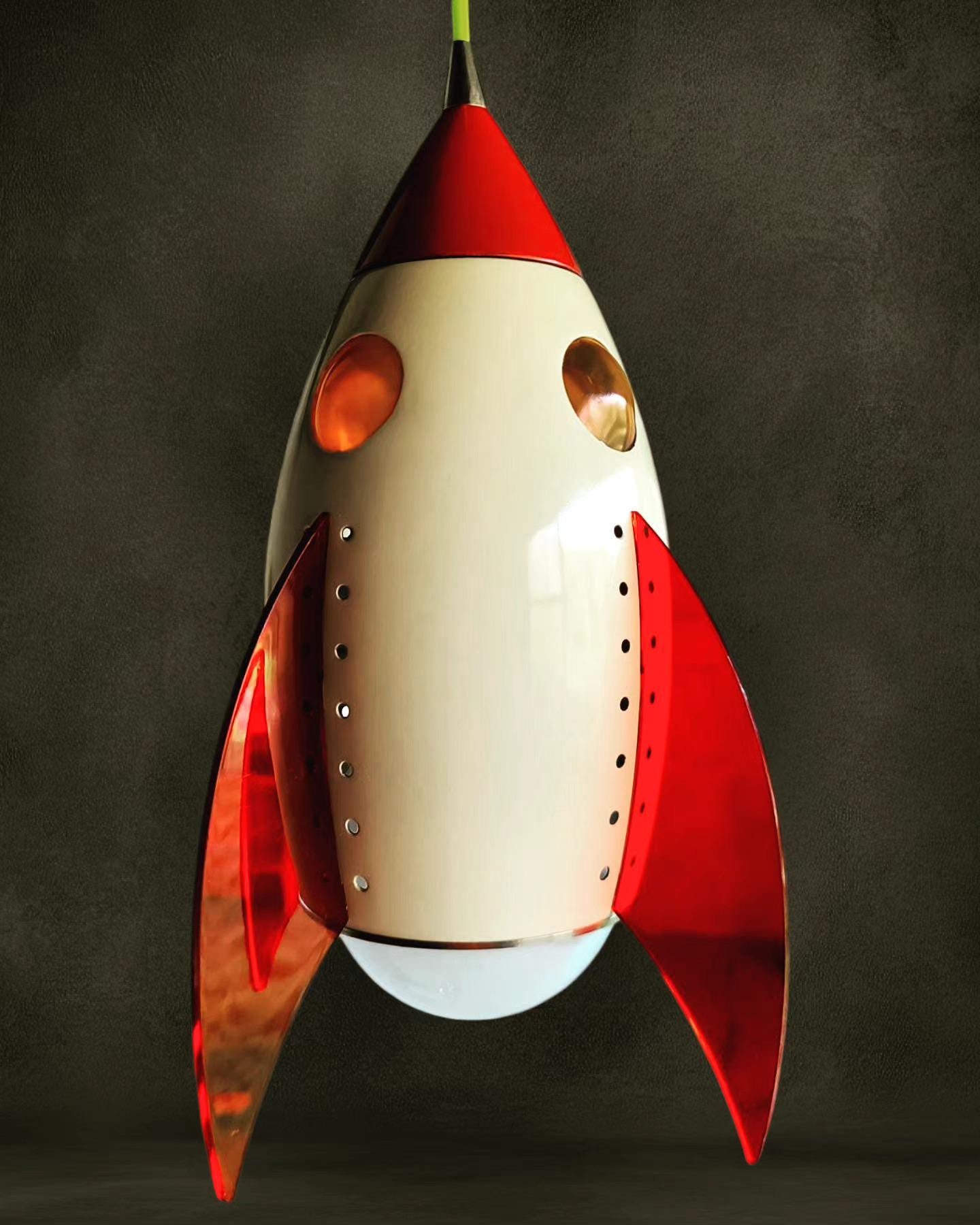 Vintage Galactic Rocket Lamp - Unique Creation - for Space Age Addicts ...