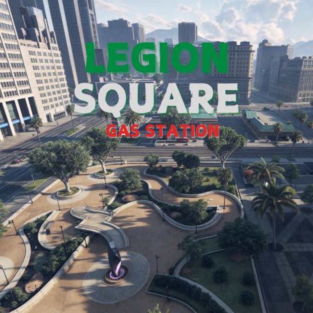 Legion Square, Mechanic, Grand Theft Auto 5, Fivem, MLO, Optimized, Mod ...