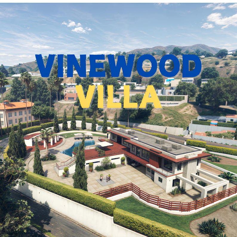 Vinewood Villa, FiveM, MLO, Grand Theft Auto 5, Optimizado, Mod, Alta calidad - Etsy México