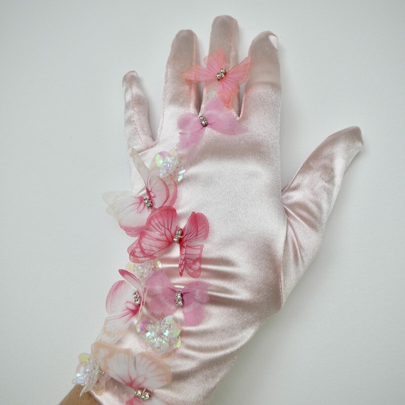 Pink Gloves - Etsy