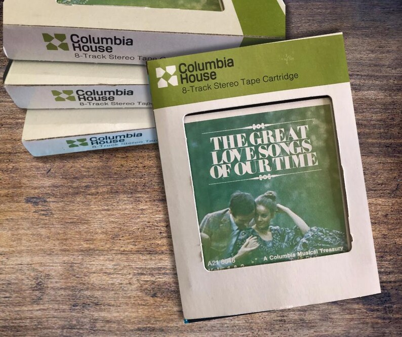 1970's 8 Track Set, the Great Love Songs of Our Time, Columbia House ...