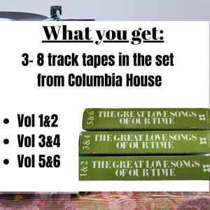 1970's 8 Track Set, the Great Love Songs of Our Time, Columbia House ...