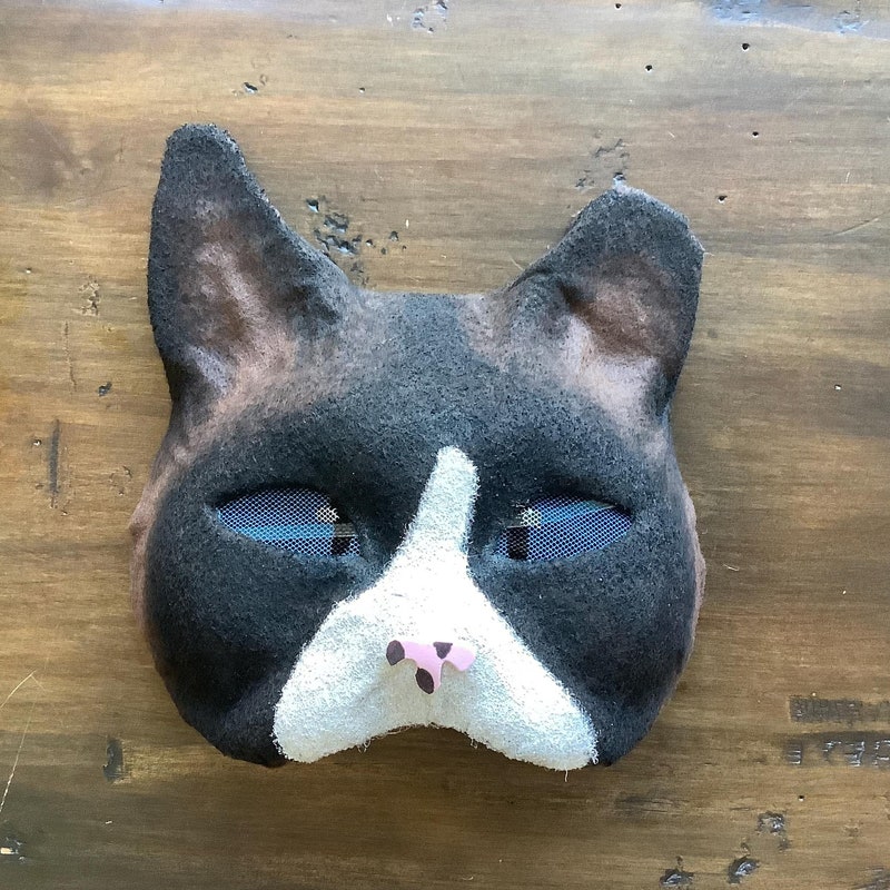 Realistic Cat Masks - Etsy