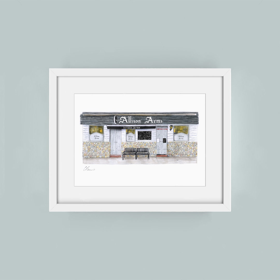 Allison Arms Bar Glasgow Archival Print - Etsy