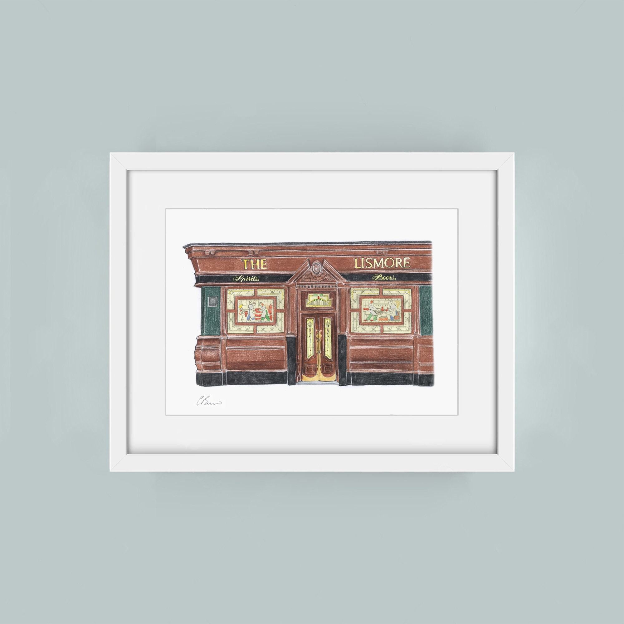The Lismore Bar Glasgow Archival Print - Etsy Australia