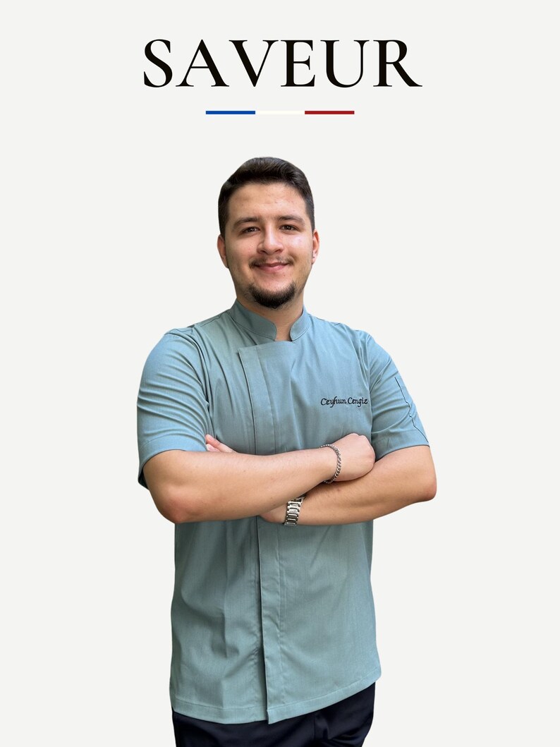 Personalized Chef Coat Logo Name Chef Jacket for Man and Women ...