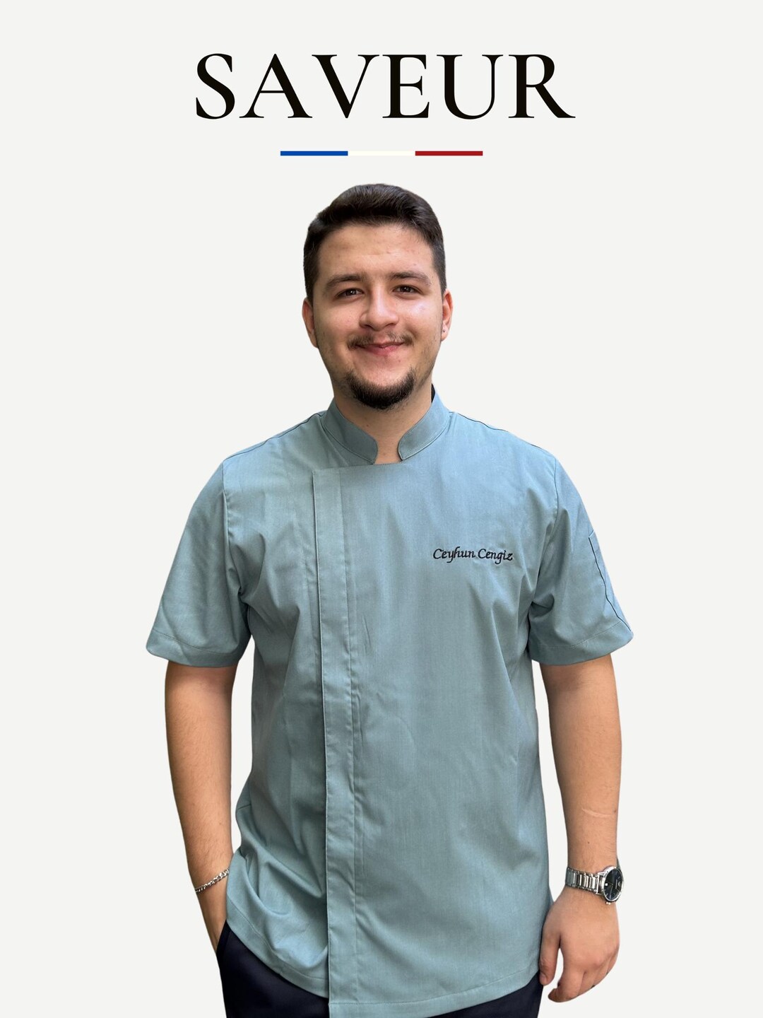 Personalized Chef Coat Logo Name Chef Jacket for Man and Women ...