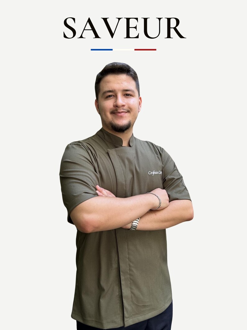 Personalized Chef Coat Logo Name Chef Jacket for Man and Women ...