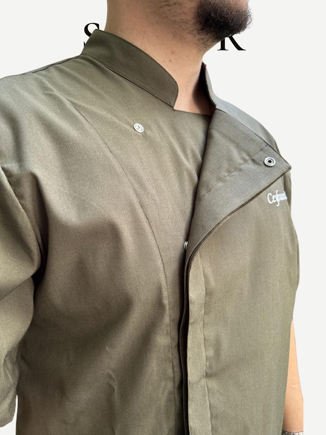 Personalized Chef Coat Logo Name Chef Jacket for Man and Women ...