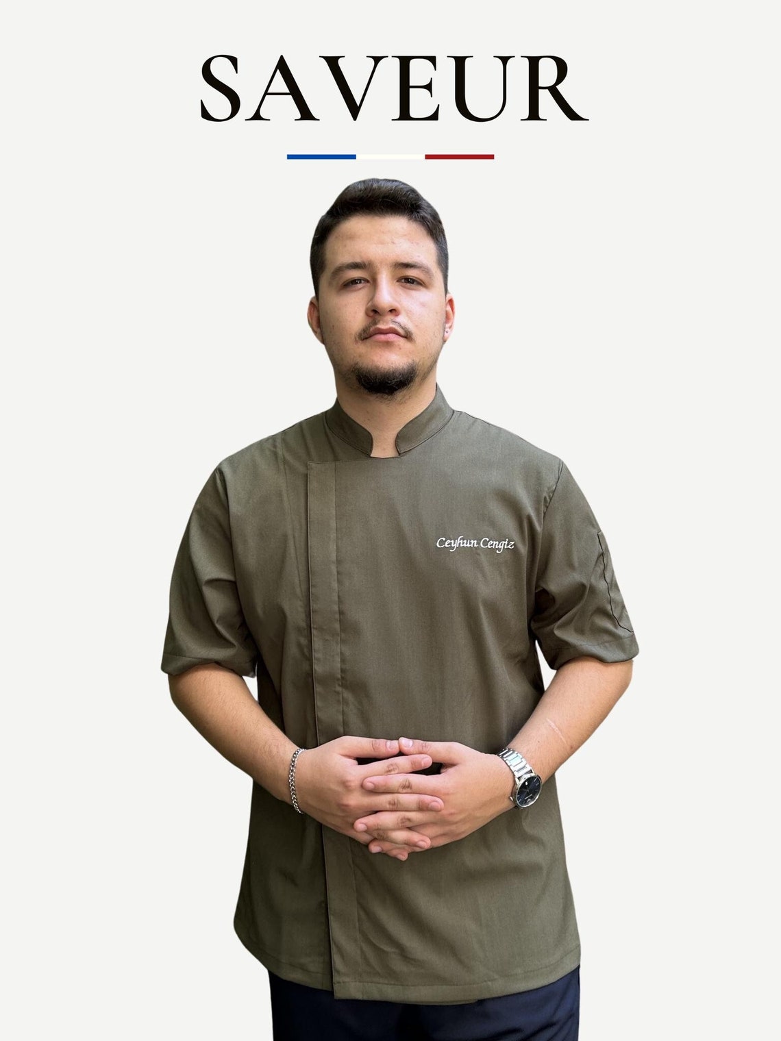 Personalized Chef Coat Logo Name Chef Jacket for Man and Women ...