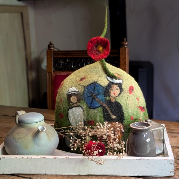 Felted Wool Tea Cozy - Etsy