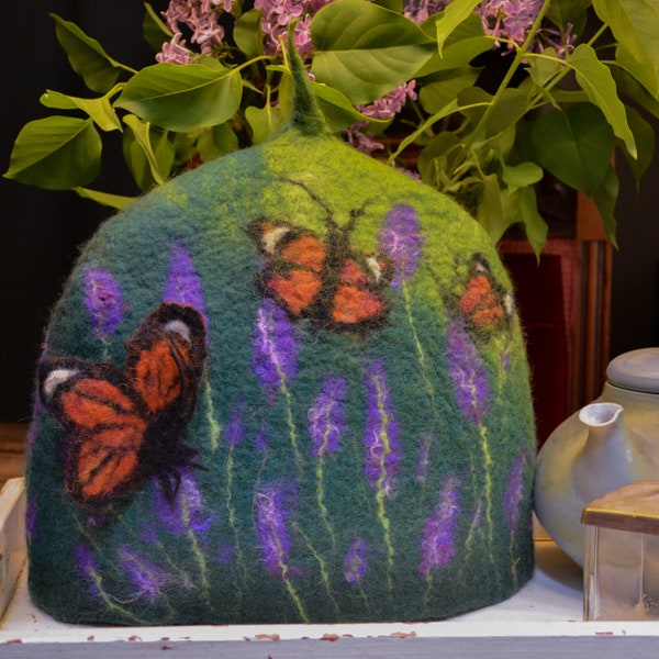 Felted Wool Tea Cozy - Etsy