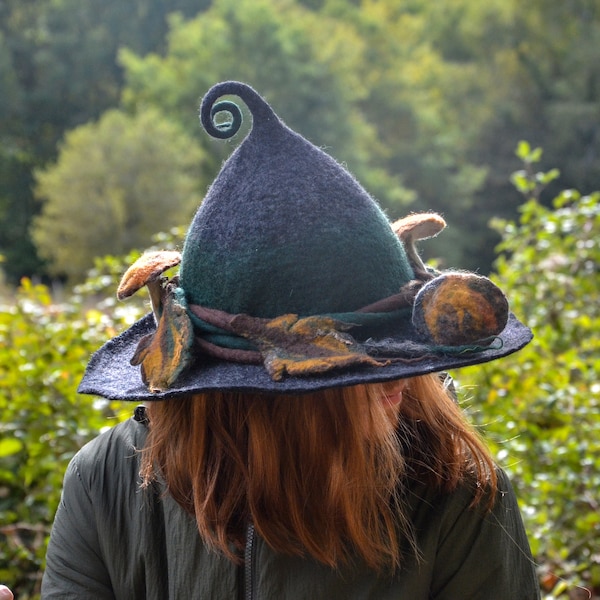 Wool Witch Hat - Etsy