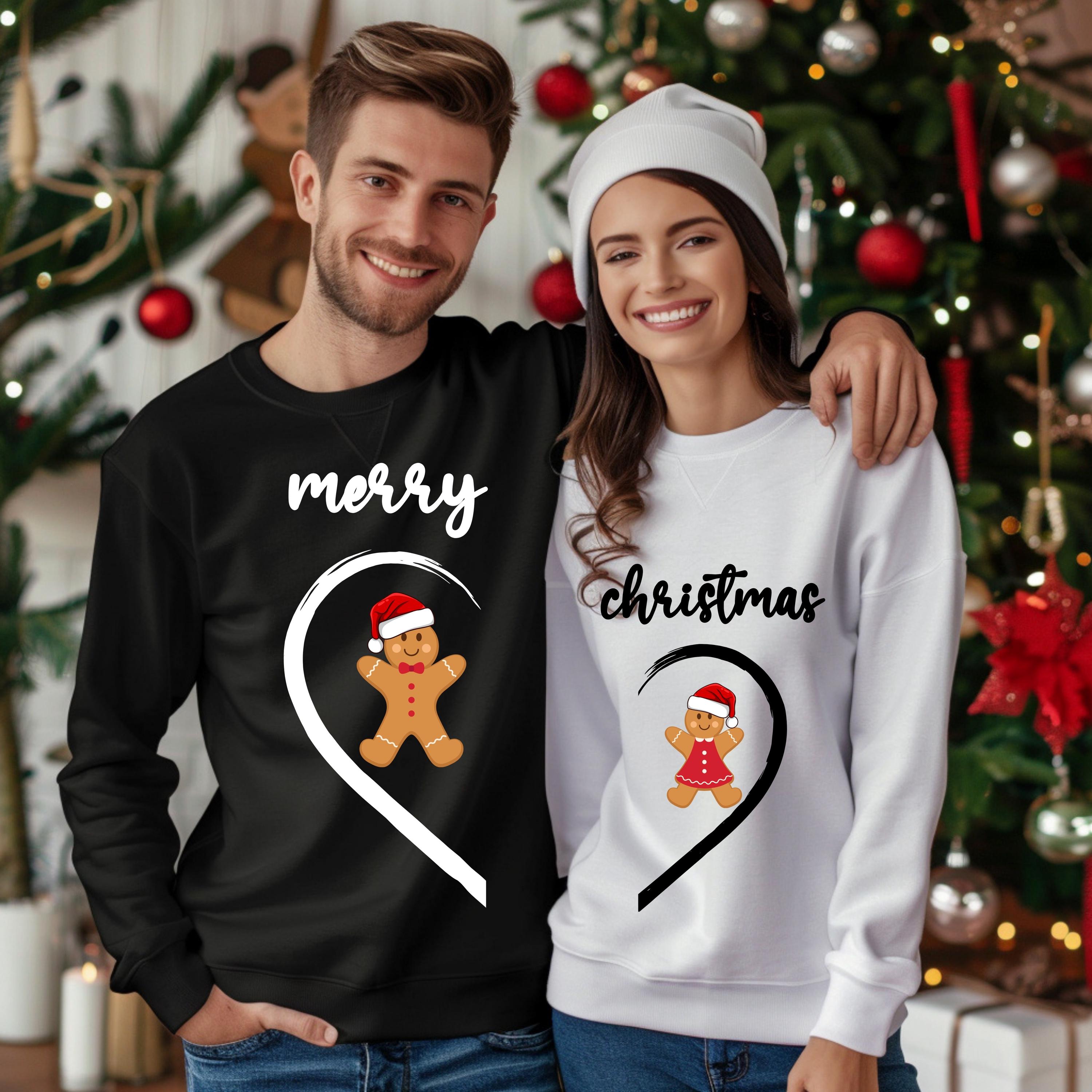 Christmas Couple Merry Christmas DTF Transfer, Christmas Couple ...