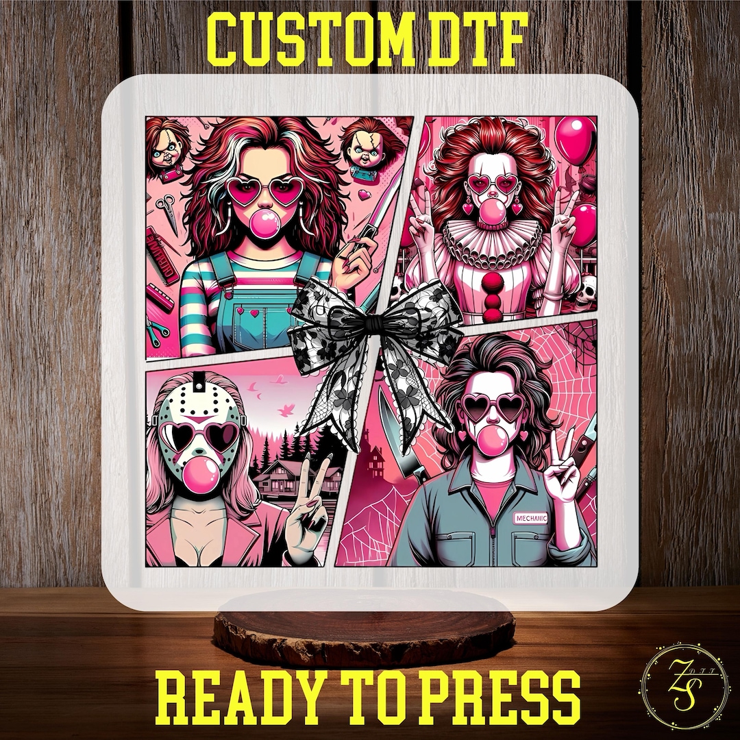 Halloween Horror Movie DTF Transfer, Halloween Horror Squad Ready to ...