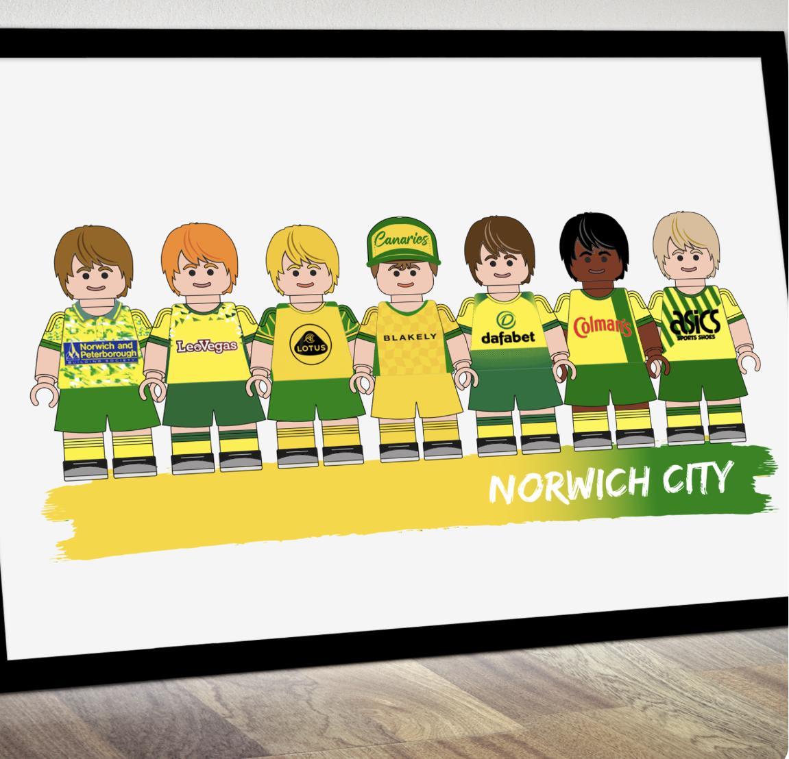 Norwich City Football Club Frame - Etsy