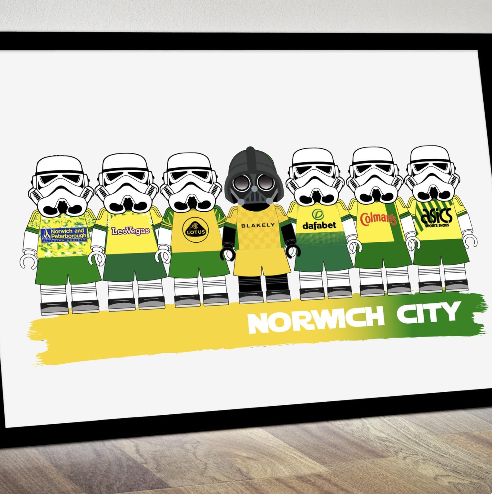 Norwich City Football Club Frame - Etsy